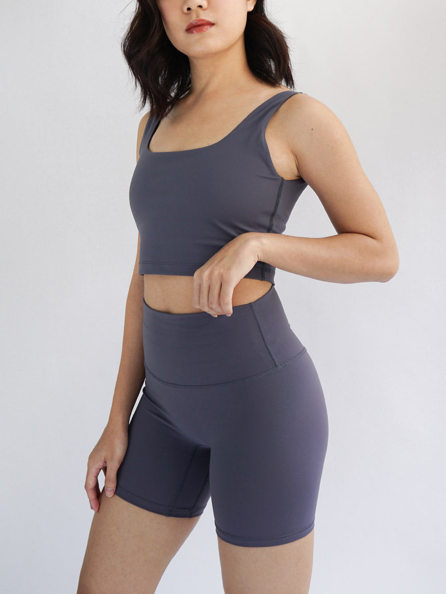 Limitless Square Neck Padded Top- Nightfall – Banana Fighter